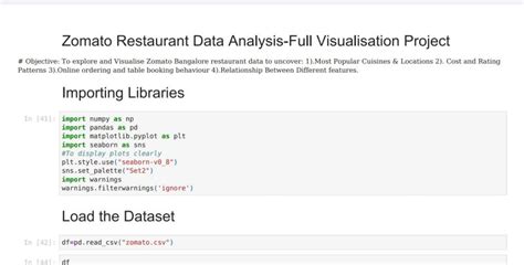 Eda Zomatodata Dataanalytics Python Datavisualization