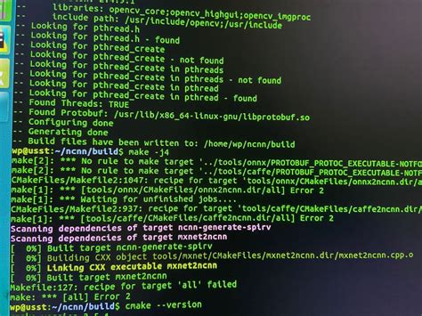 cmake编译问题 Issue 2079 Tencent ncnn GitHub