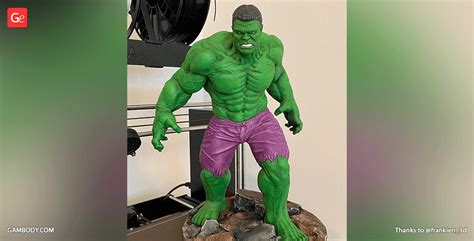 The Incredible Hulk Stl Files For 3d Printing Gambody Stock