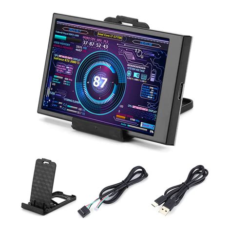 Jixopn 35inch Lcd Screen Drive Free Second Monitor Dual Type C Interface Aida64 For Pc