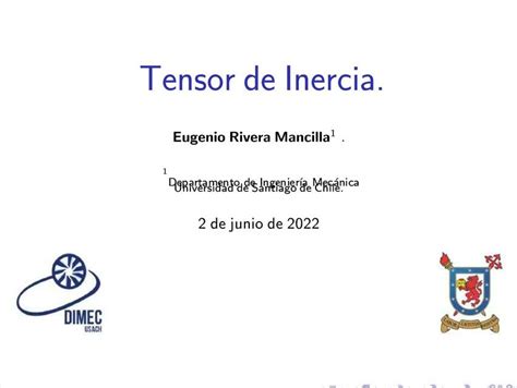 Tensor De Inercia Ibrahim Acevedo Udocz