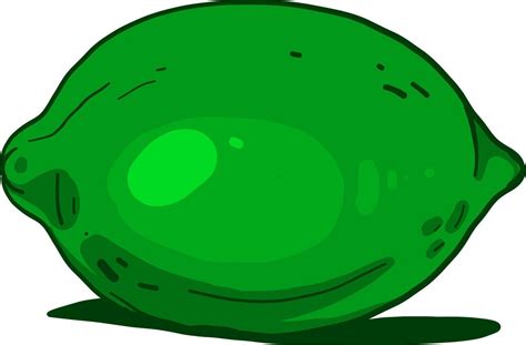 Green Lime Illustration Vector On White Background 13784602 Vector