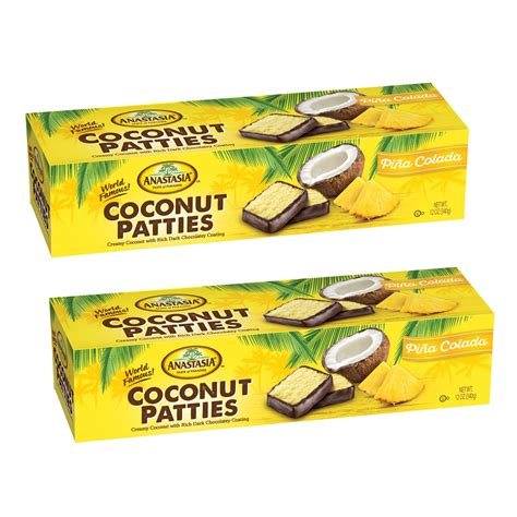 Anastasia Coconut Pina Colada Flavor Coconut Candy Florida Candy Pina Colada Coconut Patties