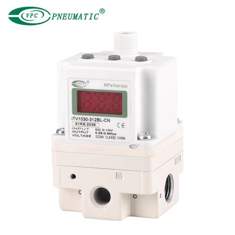 Itv1000 Series Electronic Pneumatic Regulator Buy Electronic Pressure Regulator Electric