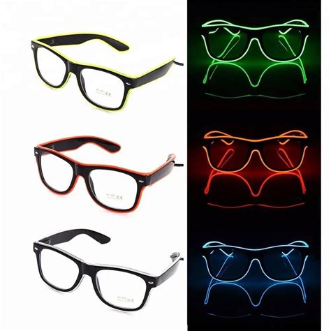 Novelty Led Glasses Perfect For Rave Festivals And Parties