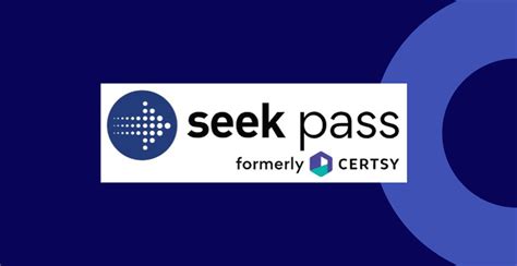 Seeks Credential Passport Certsy To Be Rebranded As Seek Pass Seek