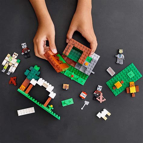 Lego Minecraft The Pillager Outpost 21159 Pirlimpimpim Brinquedos