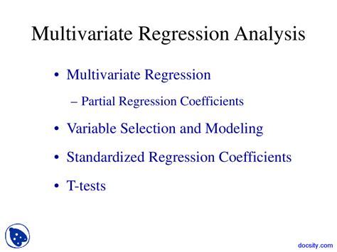 Multivariate Regression Analysis Quantitative Methods In Public Management Lecture Slides