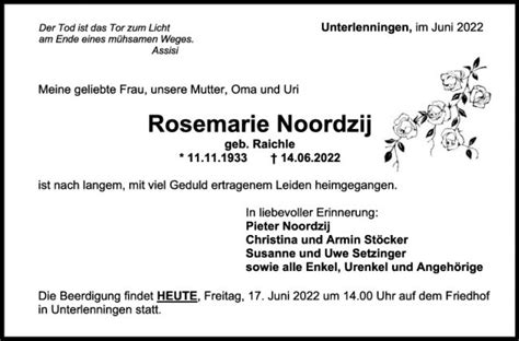 Todesanzeige Teckbote Trauerportal