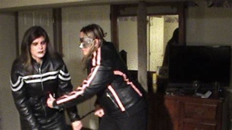 Handcuffed Together Leather Domination Clips4sale