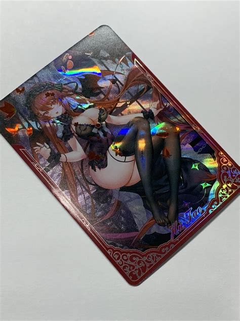 Gothic Hu Tao Genshin Impact Sexy Acg Goddess Story Waifu Card Girl