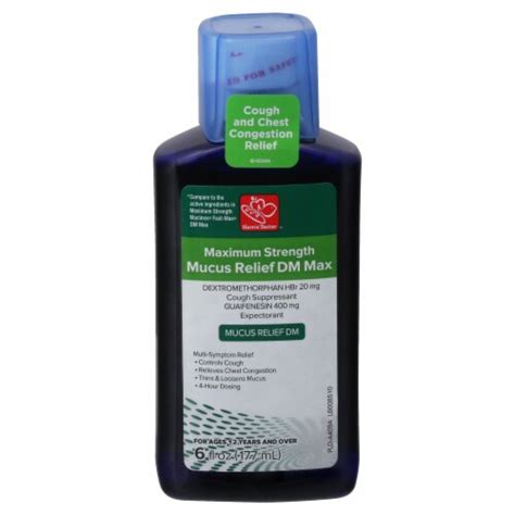 Harris Teeter™ Maximum Strength Mucus Relief Dm Max Liquid 6 Fl Oz