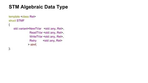 software transactional memory pure functional approach ppt