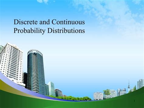 Discrete And Continuous Probability Distributions Pptbecdoms
