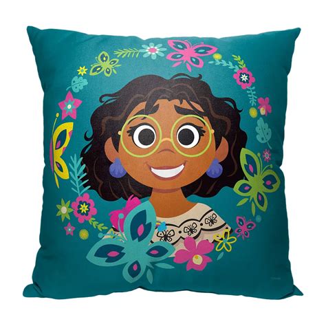 Disneys Encanto Mirabel Butterfly Throw Pillow