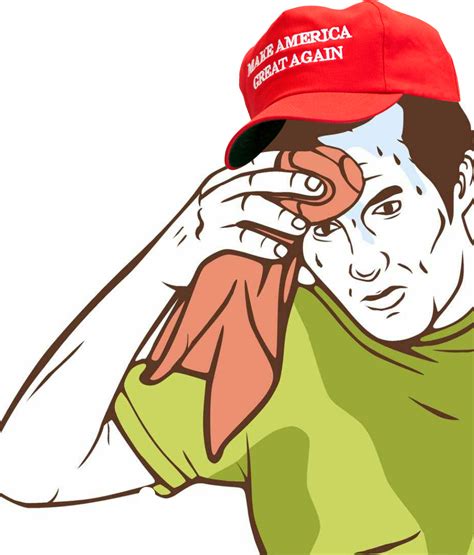 Maga Sweating Towel Guy Know Your Meme