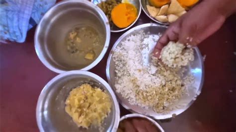 Asmr Eating Show Rice With Vegetables Curry Indian Food
