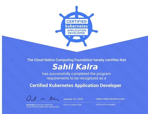 devops k8s ckad cncf kubernetes linuxfoundation sahil kalra