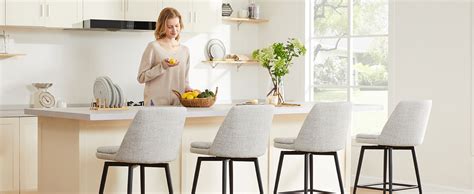 Amazon CHITA Counter Height Swivel Barstools FSC Certified