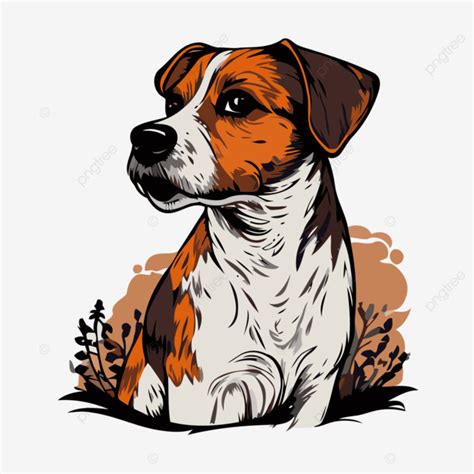 狗印 向量 貼紙剪貼畫傑克羅素梗犬 宠物 插图卡通向量圖案素材免費下載PNGEPS和AI素材下載 Pngtree