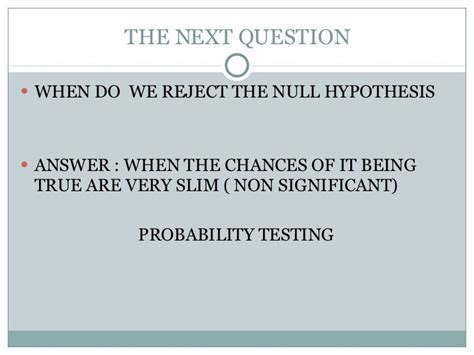 Hypothesis Testing