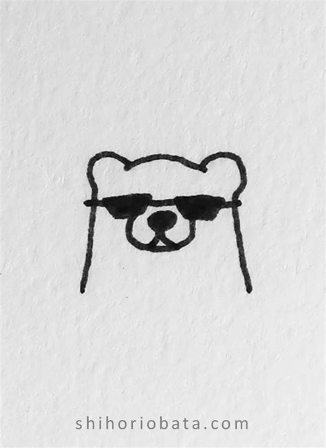 25 Cute Easy Bear Drawing Ideas Cute Easy Doodles Funny Doodles