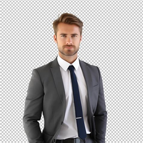 Premium PSD Portrait Businessman Smiling And Success