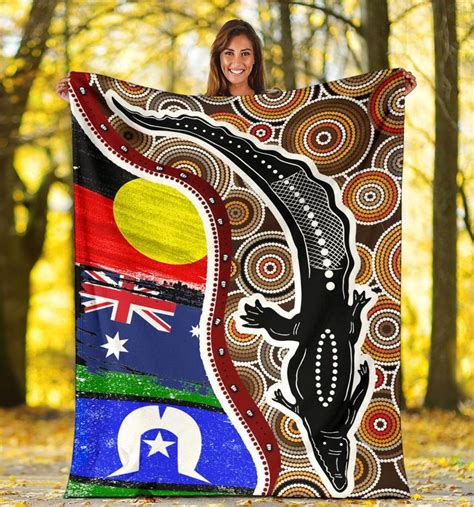 Ref Micro Fleece Fabric Aboriginal Quilt Sets Bedding