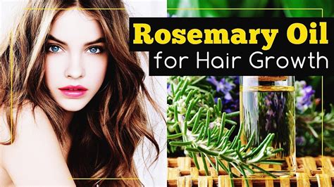 Rosemary Oil For Hair Growth How To Use It Youtube