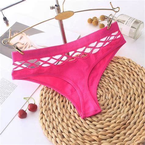 Cump R Noi Chiloti F R Sudur Hollow Out Sexy Femei Lenjerie Sport High Waist Bumbac Chiloti