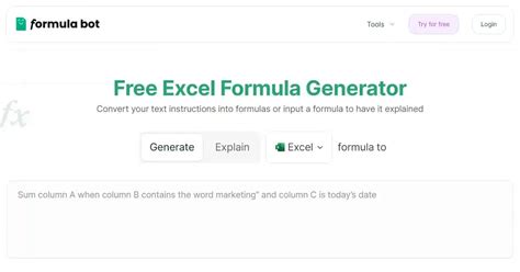 Excel Formula Bot Spreadsheets Ai Tool Beyond The Ai