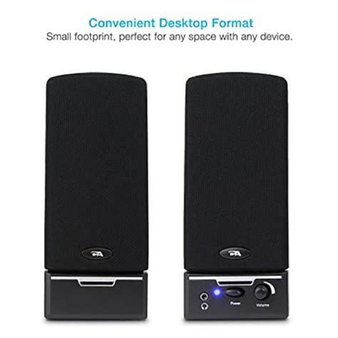 Black Cyber Acoustics 4 Watt 2 0 Computer Speaker System 657 G At ₹ 1200 Piece In New Delhi