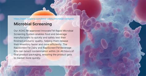 Microbial Screening Hygiena