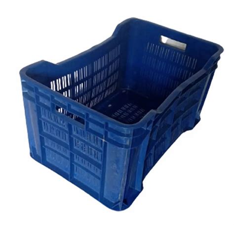 Blue 20kg Plastic Vegetable Crate At Rs 135 In Ahmedabad Id 24753800812