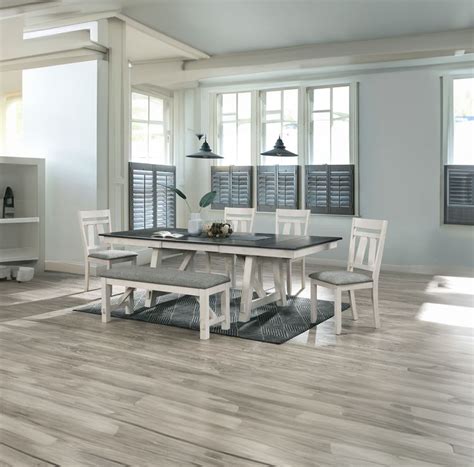 Maribelle Chalk Dining Set Dining Table Royal Life Furniture