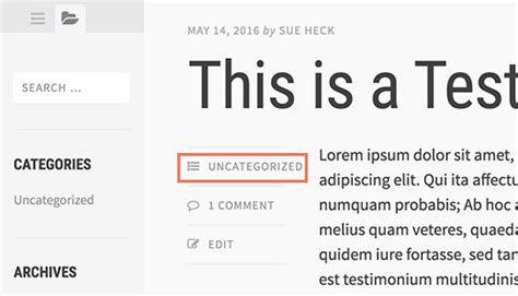 How To Rename The Uncategorized Category In WordPress