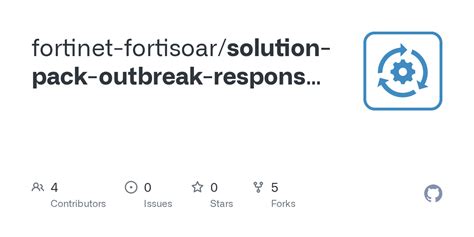 Github Fortinet Fortisoarsolution Pack Outbreak Response Framework
