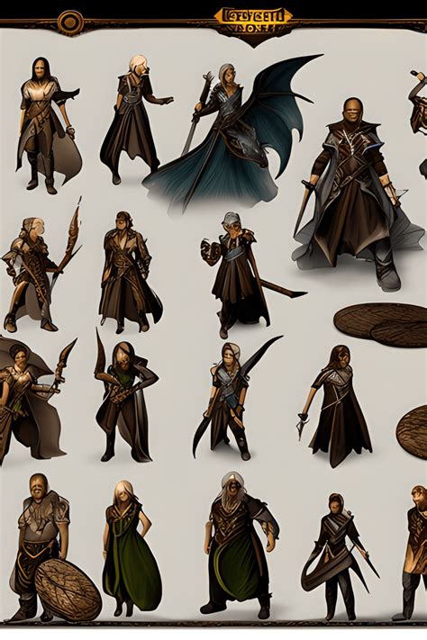 Main Character Fantasy Rpg Open World Game Graphic Creative Fabrica