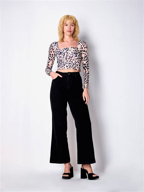 Leopard Print Corset Top