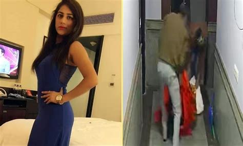 Ex Model Divya Pahuja Killed In Gurugram Hotel Cctv Shows Body Dragged Out Kept In Bmw Car