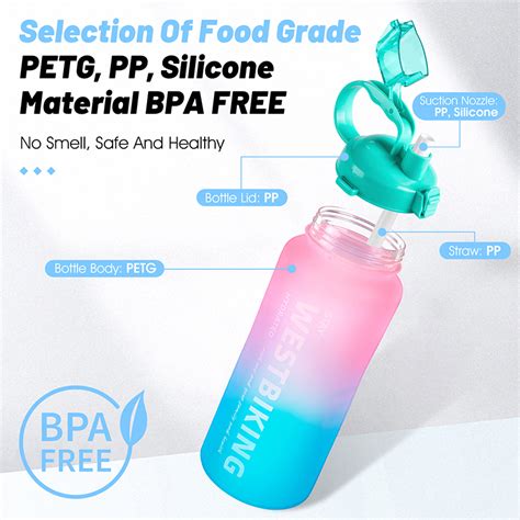 West Biking ขวดน้ํา ความจุขนาดใหญ่ 2000 มล สําหรับเล่นกีฬา ฟิตเนส กลางแจ้ง Westbiking Th