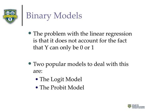 Ppt Binary Regression Models Powerpoint Presentation Free Download