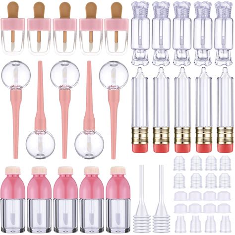 Different Lip Gloss Tubes Empty