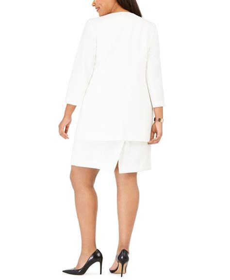 Le Suit Plus Size Textured Dress Suit Macys