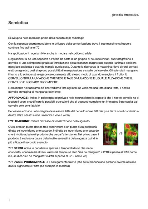 Appunti Semiotica Cmp Iulm Docsity