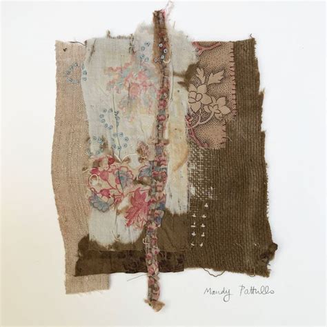 Textile Collage 1 In 2024 Textile Art Embroidery Upcycle Sewing
