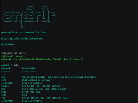 Emp3r0r Linuxwindows Post Exploitation Framework