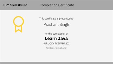 Prashant Singh On Linkedin Ibm Javacertification Linkedin Learning