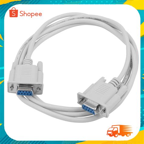 สาย Serial Rs232 Cable 9 Pin Db9 เมีย เมีย Shopee Thailand