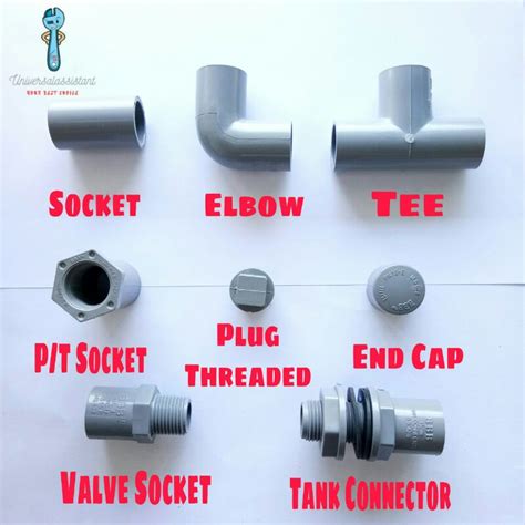 【15mm 12 Inchi】pvc Pipe Fitting Pipe Connector Elbow Socket Tee P